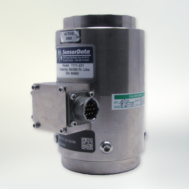 Spline Driven Transformer Coupled Torque Sensor Model T258